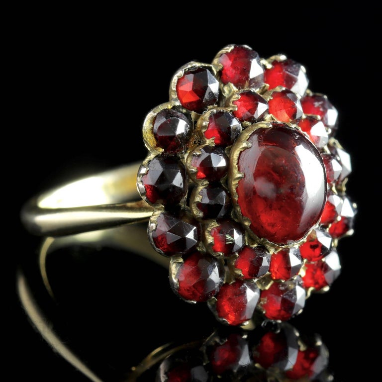 Antique Victorian Bohemian Garnet Ring, circa 1880 For Sale at 1stDibs ...