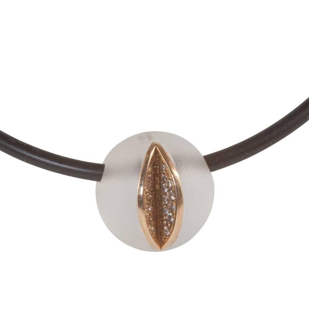 Avant Guarde Diamond Ring, Rubber Tension Set, Bunz Design at 1stDibs