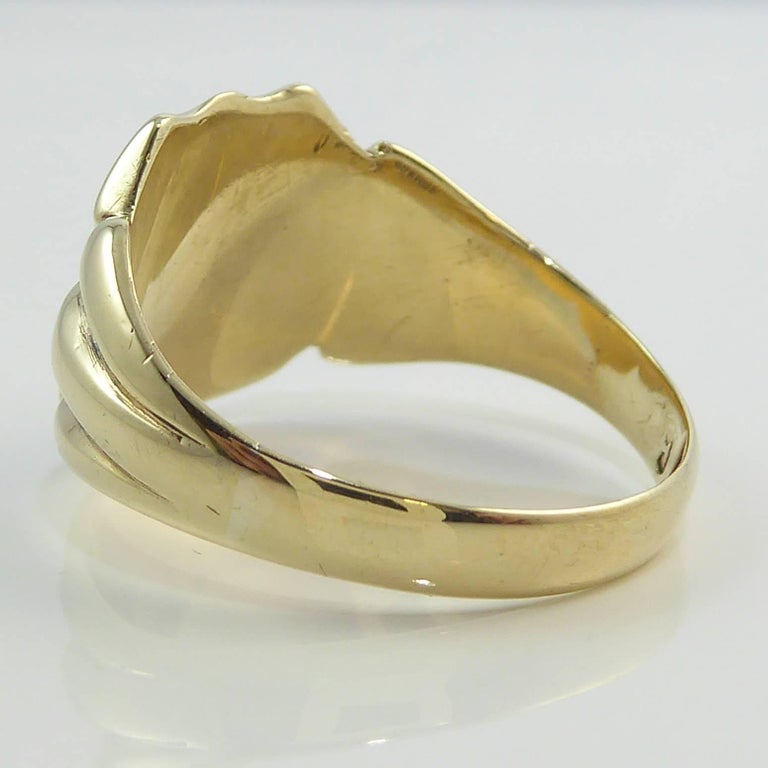 Vintage Gents Signet Ring, Shield Shaped, Hallmarked Chester, 1953 at ...