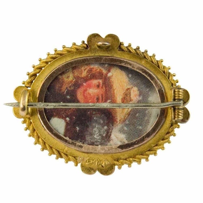 Victorian Onyx and Pearl Mourning Brooch, 15 Carat Gold at 1stDibs ...