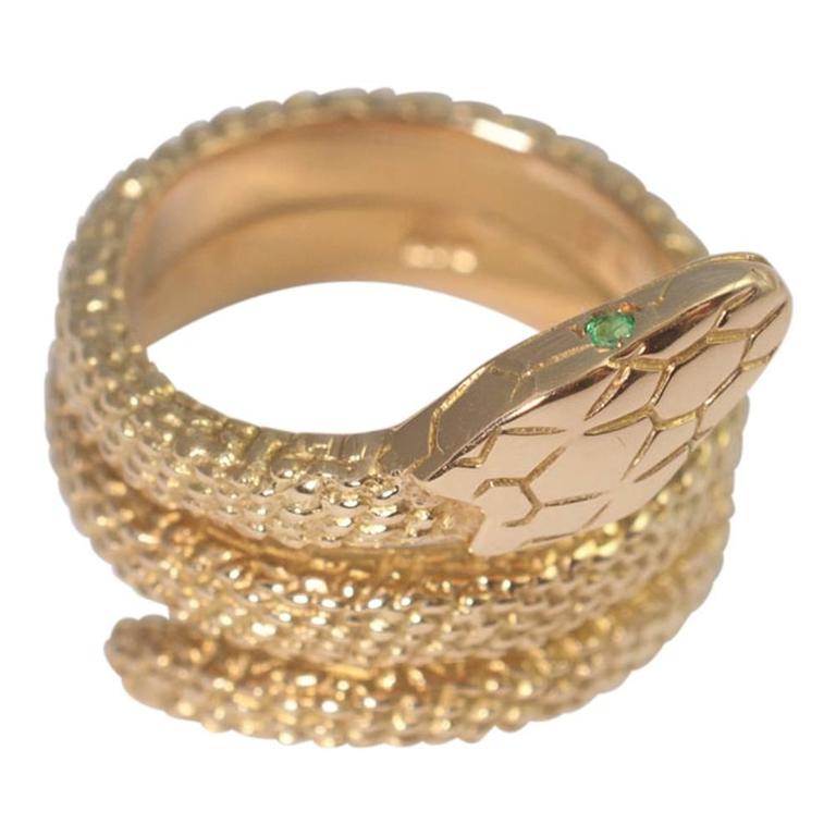 Cartier Snake Gold Ring at 1stDibs