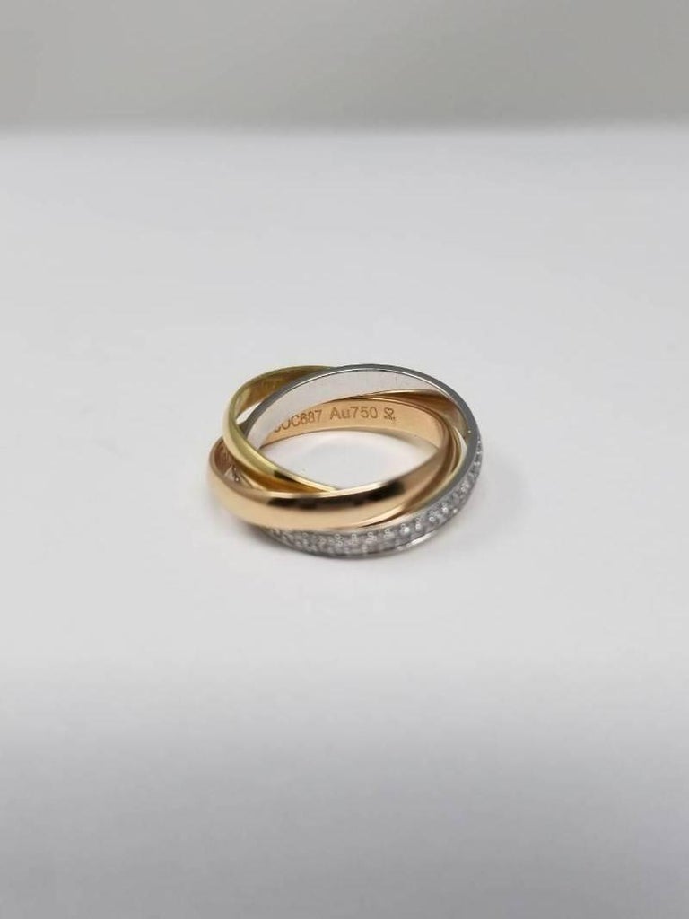 Cartier Trinity Ring, Small Model For Sale at 1stDibs