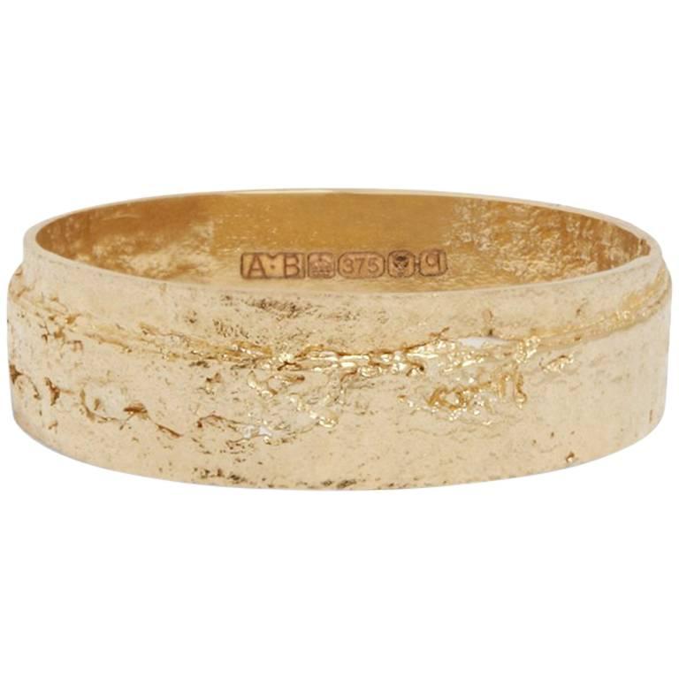 Yellow Gold Wrapped Paper Ring by Allison Bryan at 1stDibs