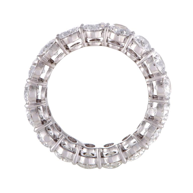 Harry Winston Diamond Platinum Eternity Band Ring at 1stDibs | harry ...