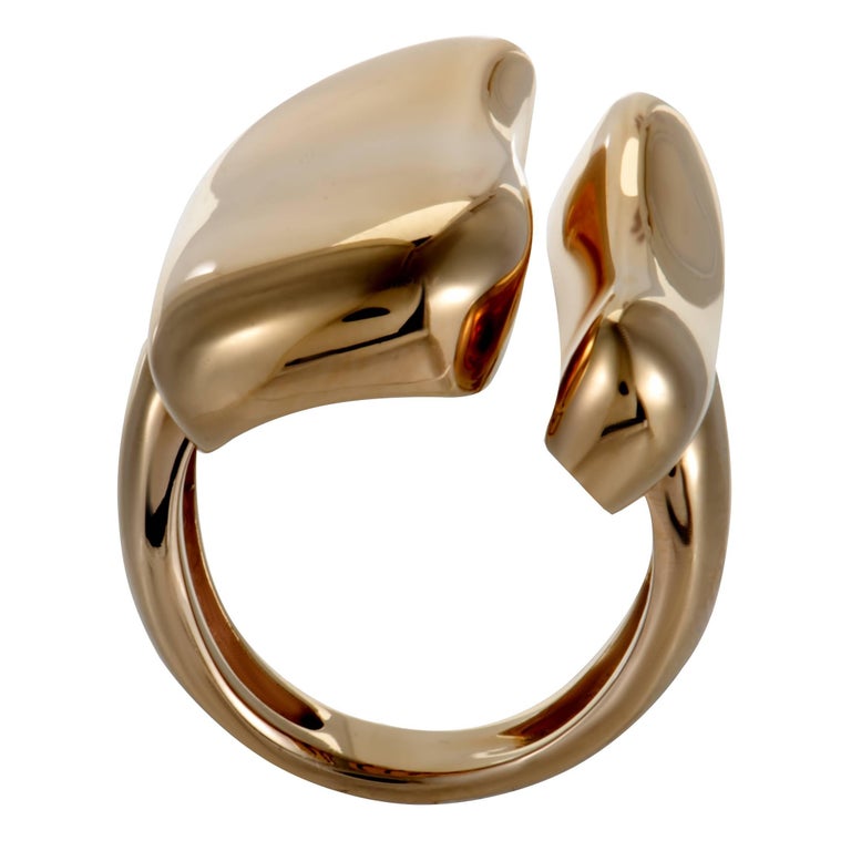 Antonini Rose Gold Large Split Ring at 1stDibs | antonini ring