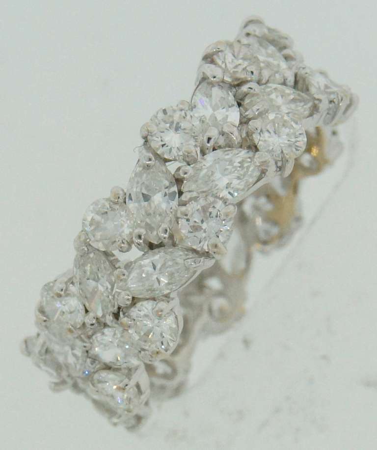 Sterle Paris Diamond Gold Band Ring at 1stDibs