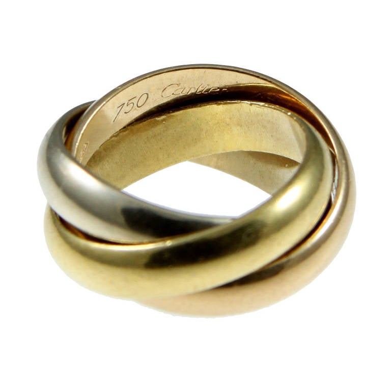 Cartier Trinity Ring For Sale at 1stDibs