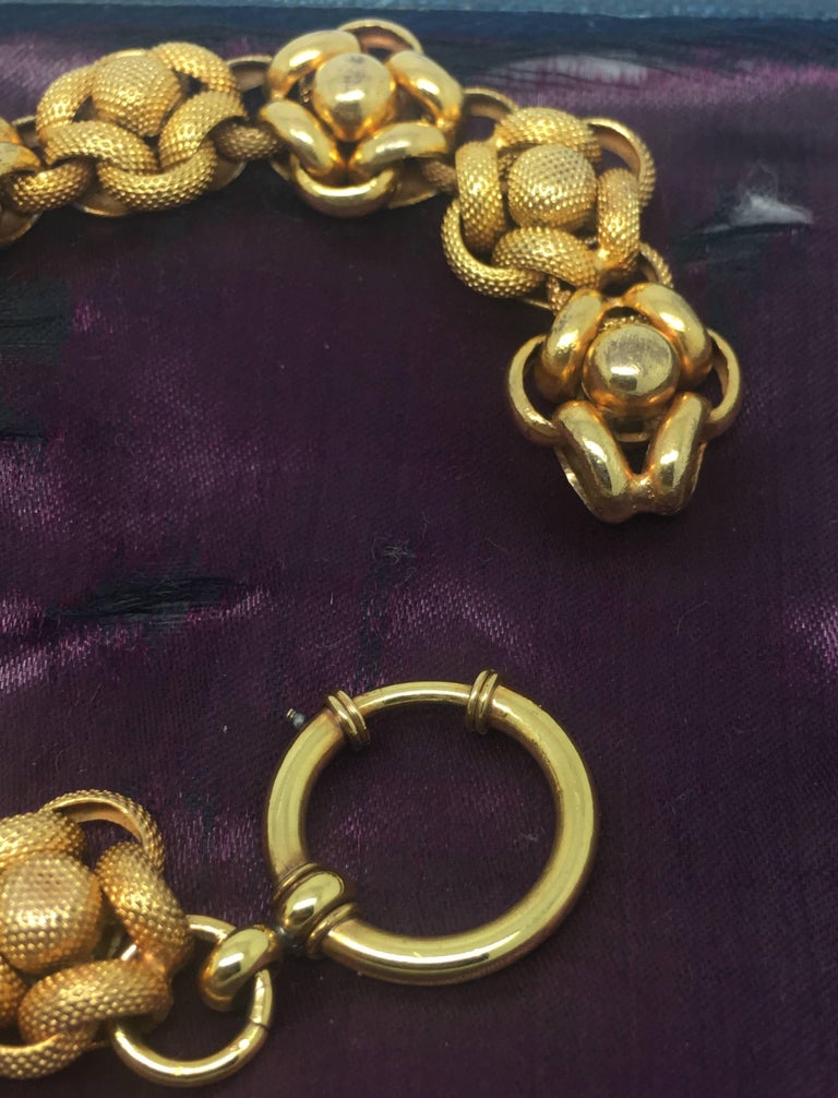 Victorian Pinchbeck Bracelet For Sale at 1stDibs