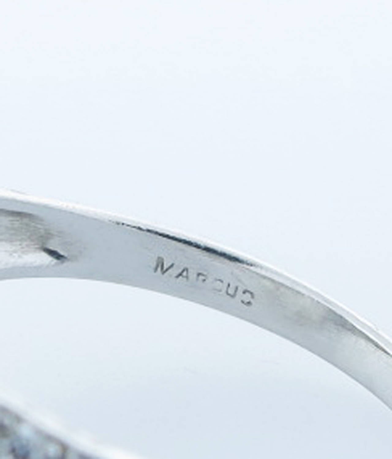 Glorious Marcus Art Deco 2.32 Carat Diamond Platinum Engagement Ring ...