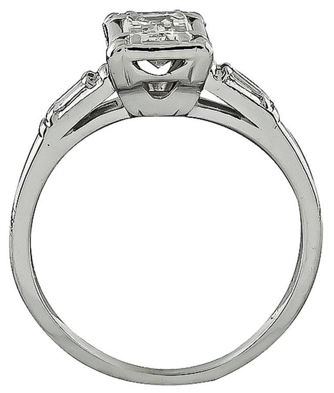 Vintage Jabel 0.50ct Diamond Engagement Ring For Sale at 1stDibs ...