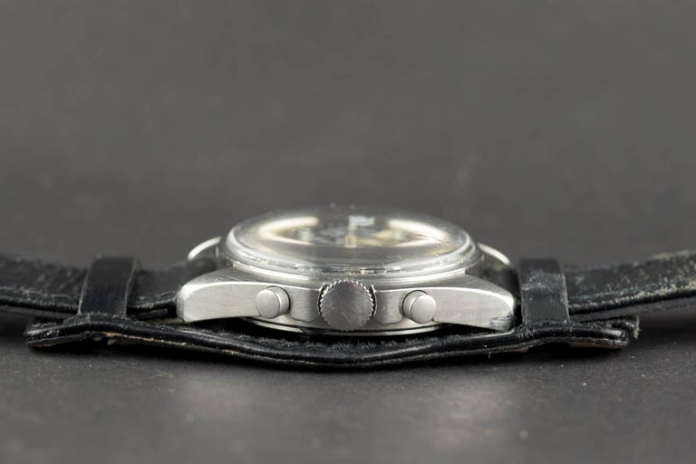 Cortebert CWC Stainless Steel British Airforce Chronograph Wristwatch ...