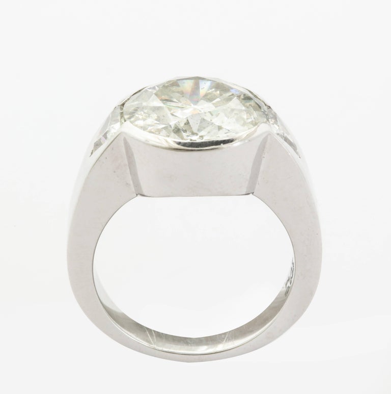 10 Carat Round Diamond Men's Ring at 1stDibs | mens 10 carat diamond ring