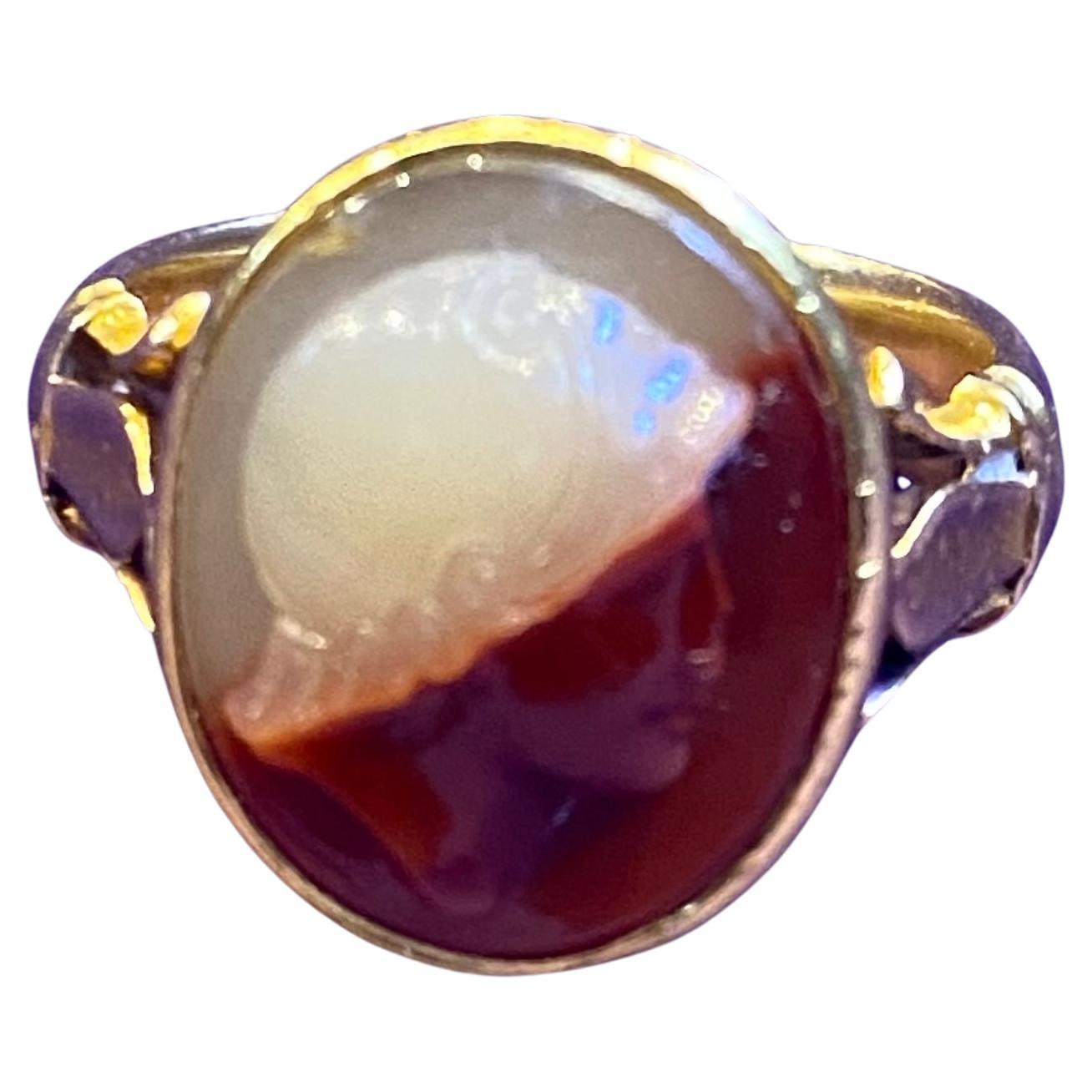 Antique Victorian Cameo Ring of William Shakespeare at 1stDibs