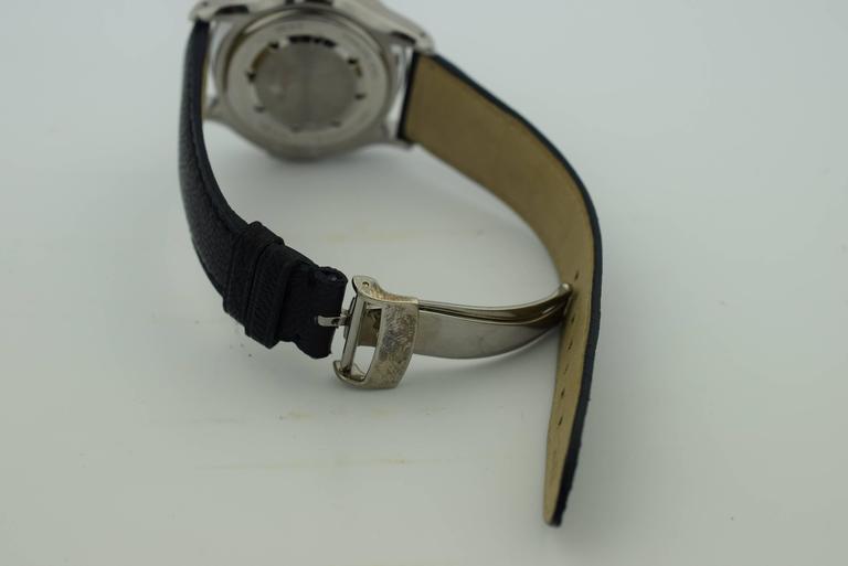 Shellman Silver Plate World time Minute Repeater Quartz Wristwatch at ...