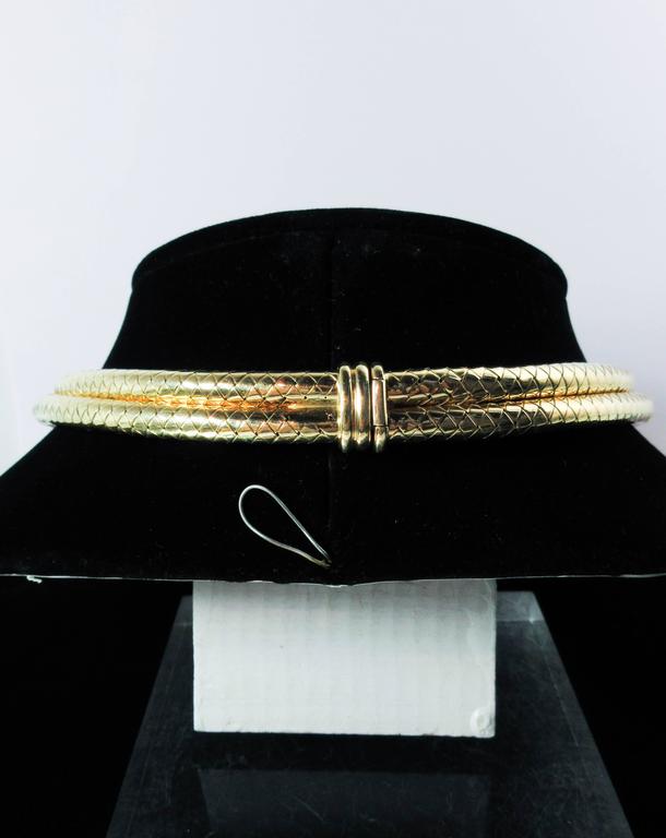 Diamond Yellow Gold Column Necklace For Sale (Free Shipping) at 1stDibs