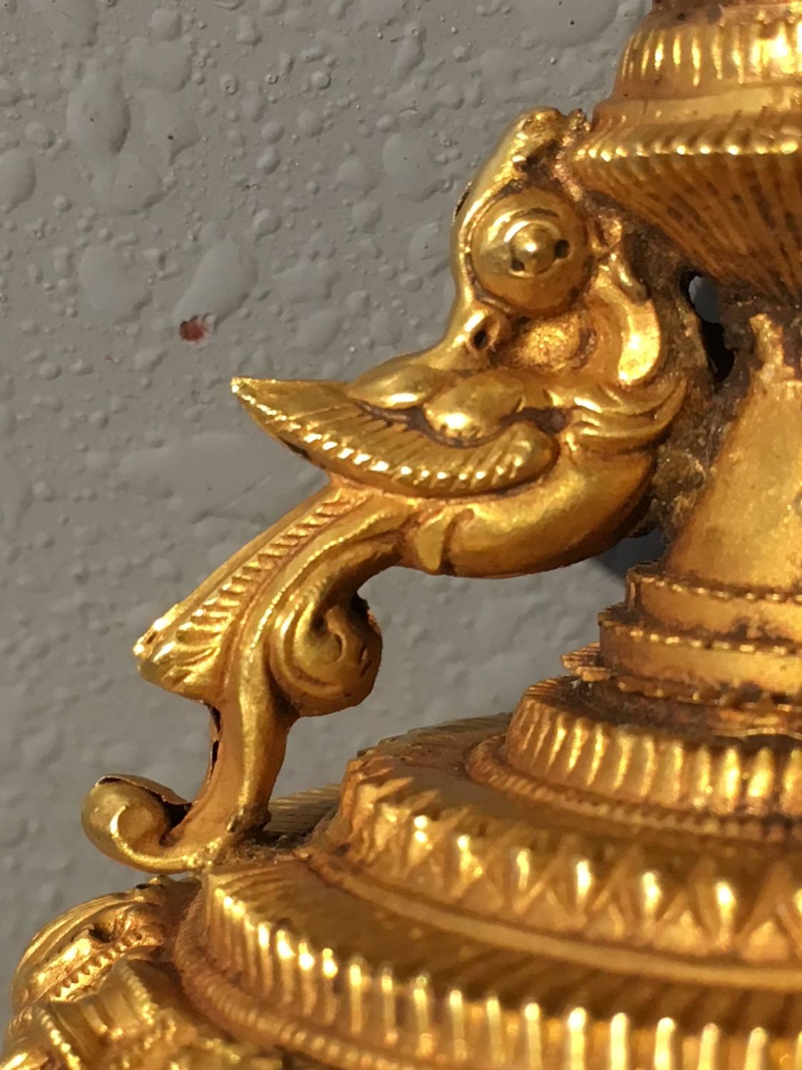 Heavy Indian Tamil Nadu Chettiar Gold Marriage Necklace For Sale at 1stdibs