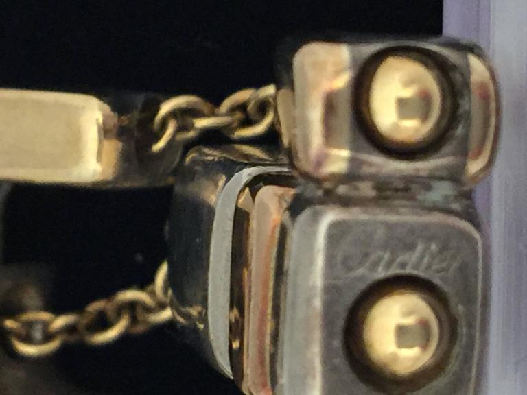 Cartier Rare Silver Gold Abstract Cubist Keyring at 1stDibs | cartier ...