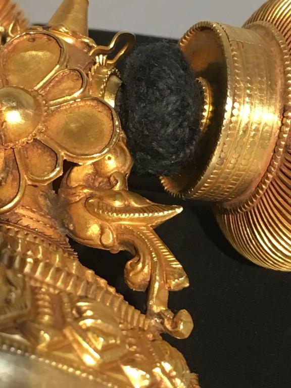 Heavy Indian Tamil Nadu Chettiar Gold Marriage Necklace at 1stDibs ...