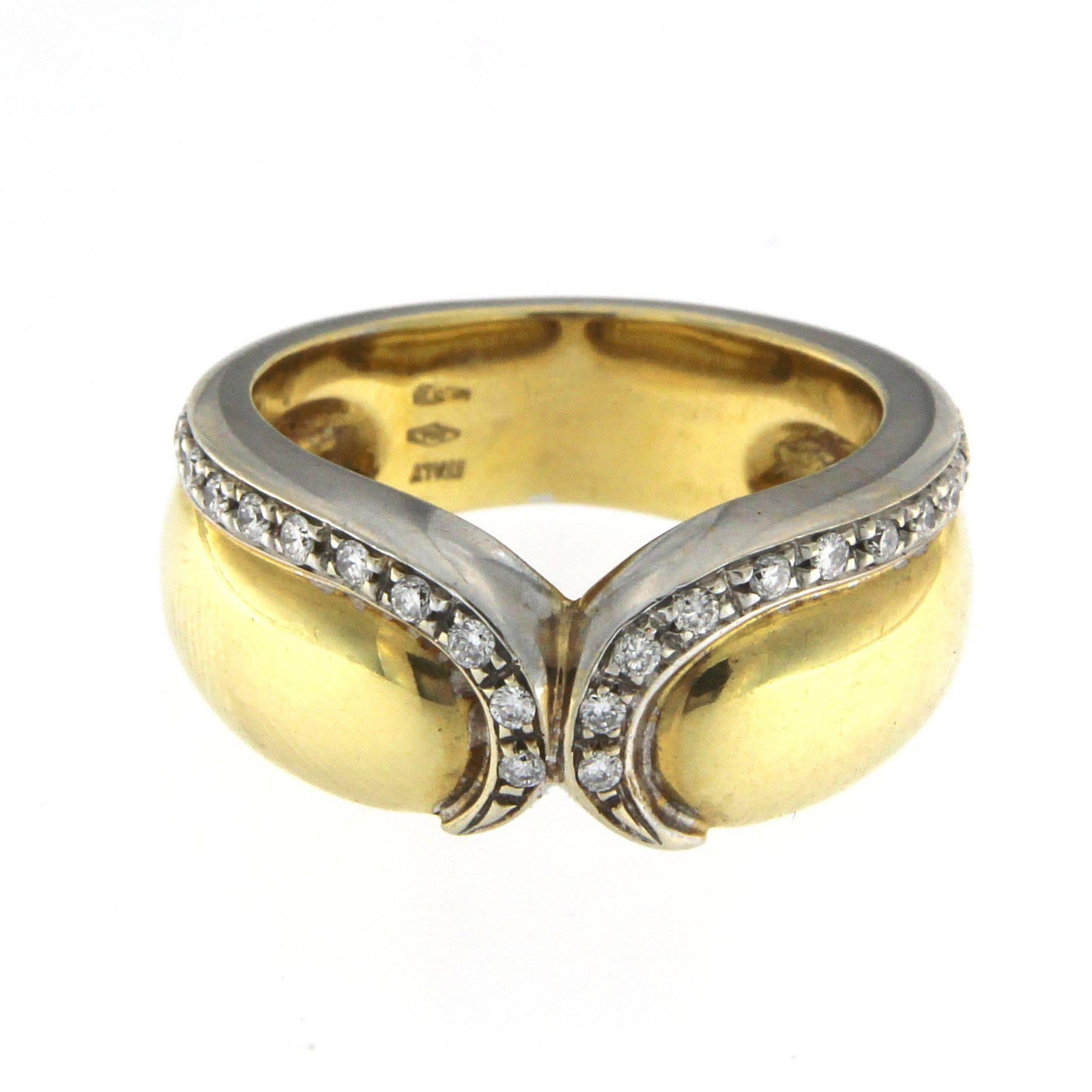 Ring in 18 Karat Gold from the Collection Semicolon at 1stDibs | gold ...