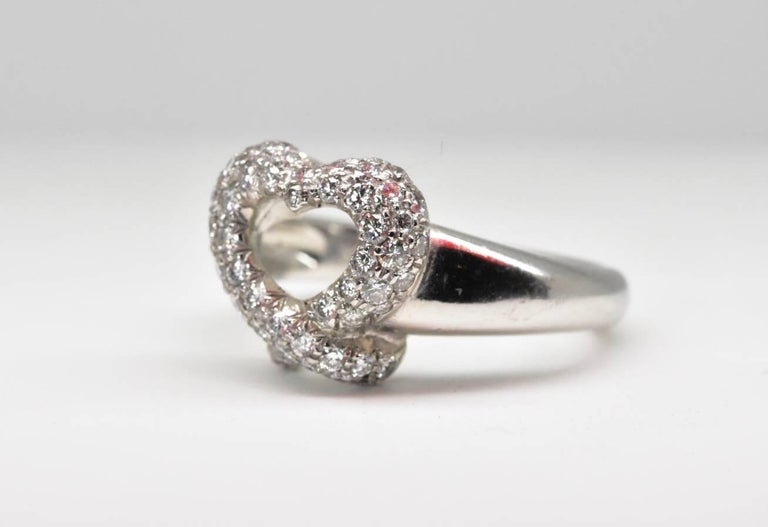 Piaget Diamond Heart Ring For Sale at 1stDibs