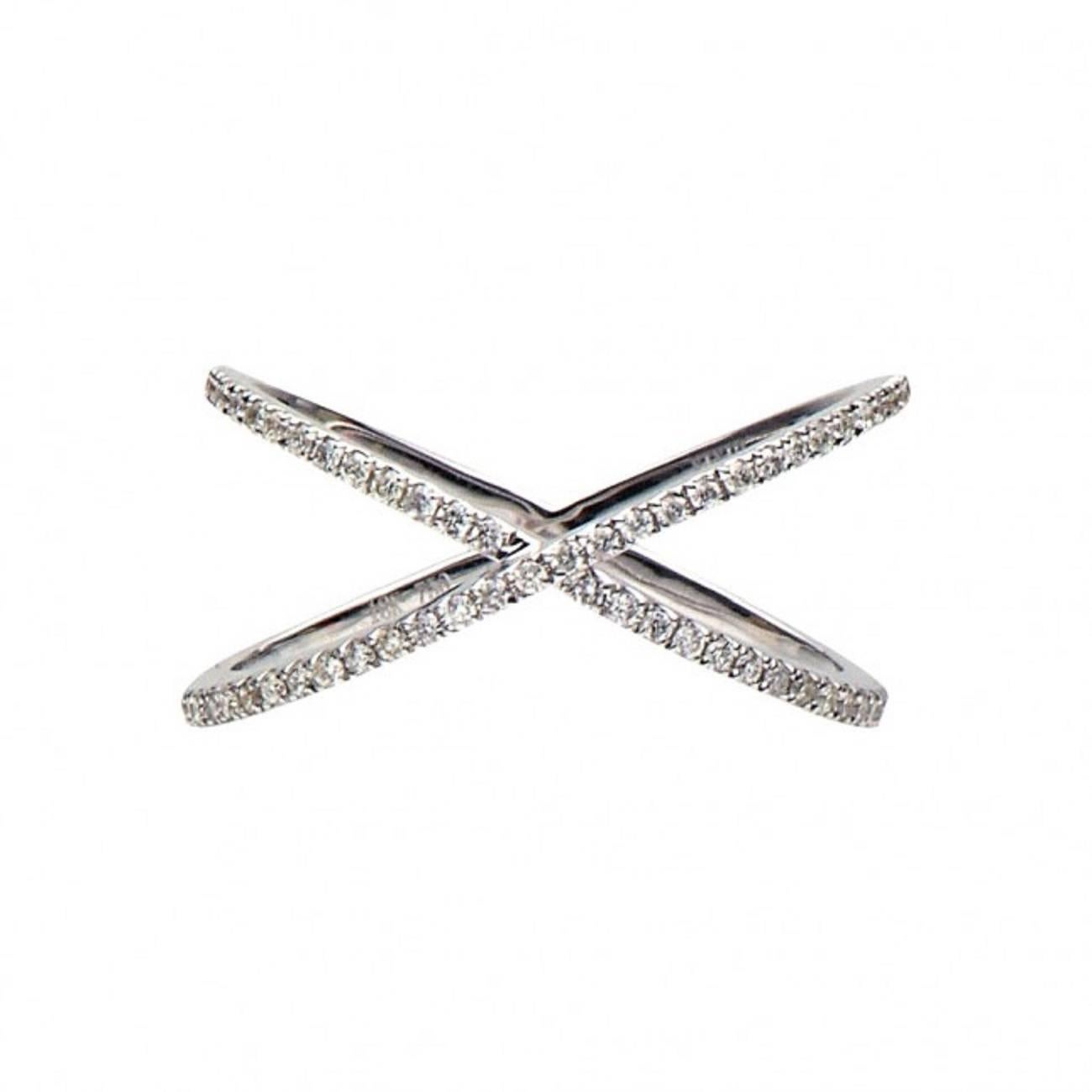 Diamond Two-Tone Gold Fashion Ring For Sale at 1stDibs | two tone gold ...