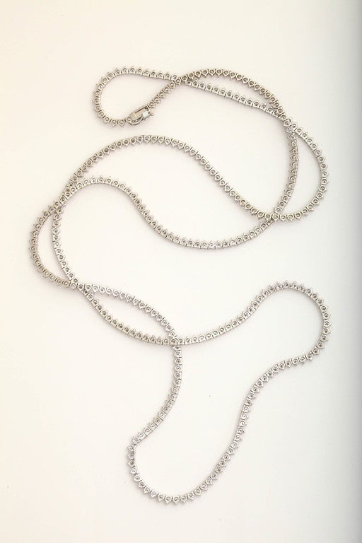 Superb Diamond Straight Line Necklace at 1stDibs | superb diamond ...