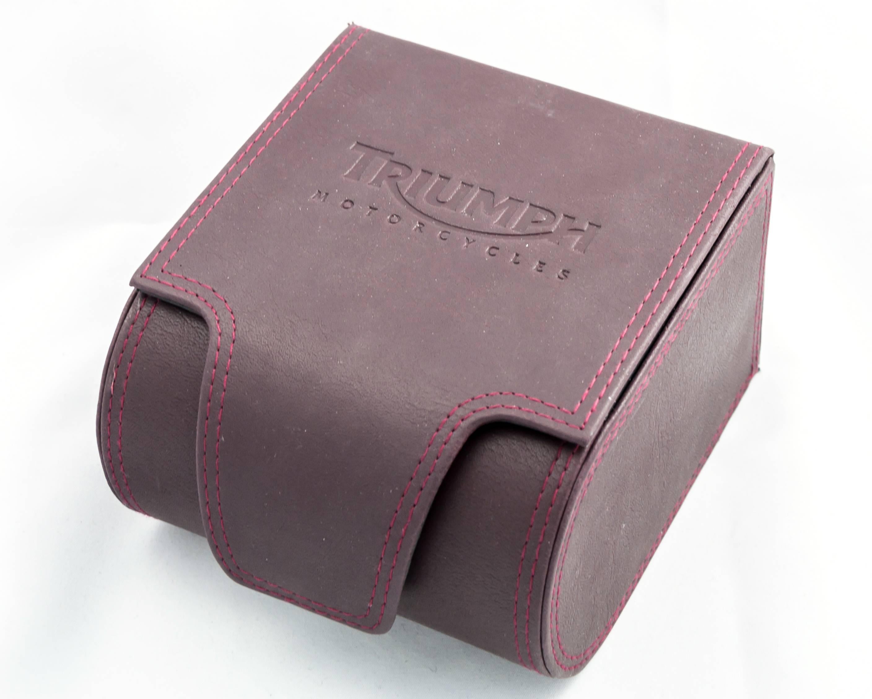 Triumph yellow Gold stainless Steel Chronograph Big Grande Quartz ...