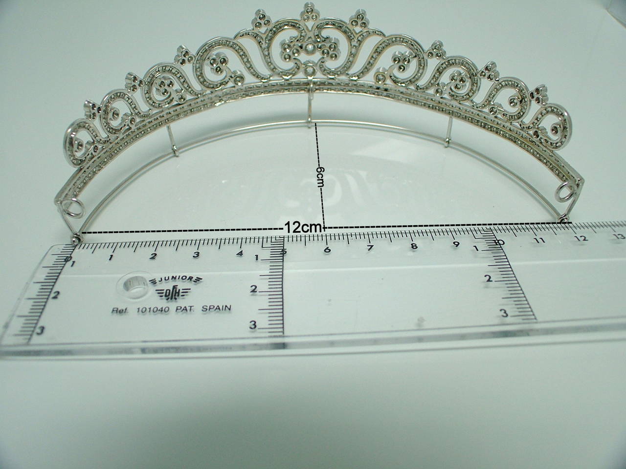 Fabulous Diamond Scroll Tiara at 1stDibs