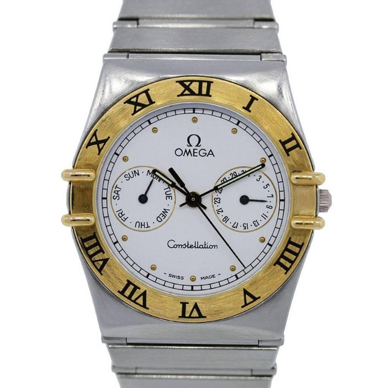 Omega Yellow Gold Stainless Steel Constellation Co-Axial Chronometer ...