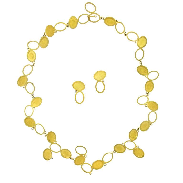 Sam Shaw 22K Gold Necklace For Sale at 1stDibs | sam shaw jewelry