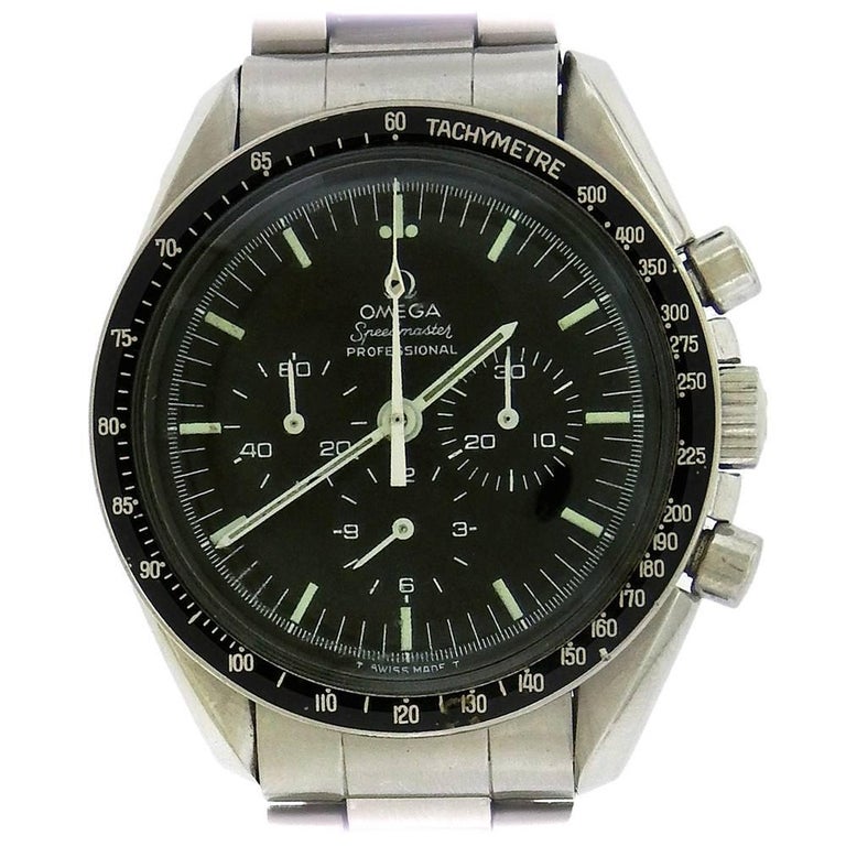 Omega Stainless Steel NASA Certified Speedmaster Professional Manual ...