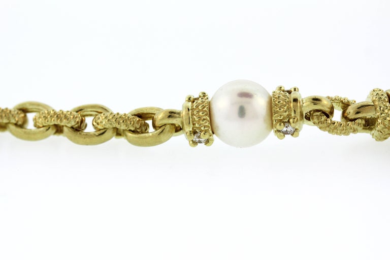 Judith Ripka Chain Necklace with Diamond and Gold Heart Enhancer at ...