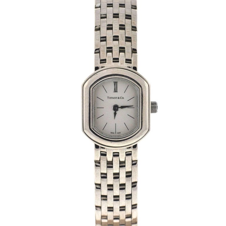Tiffany and Co. Ladies White Gold 750 Quartz Cocktail Wristwatch For ...