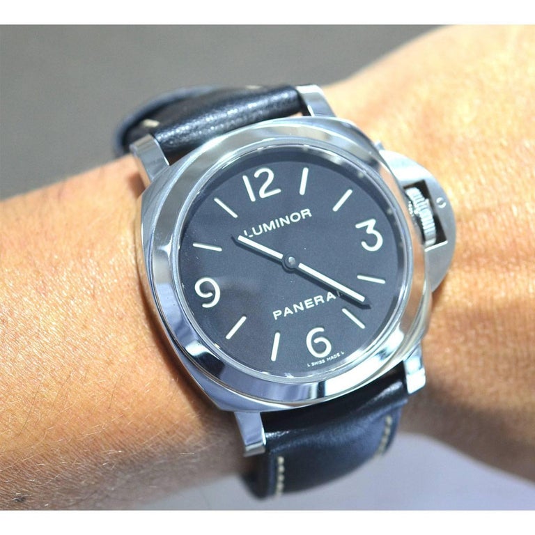 Panerai Luminor PAM 002 Stainless Steel Watch For Sale at 1stDibs ...