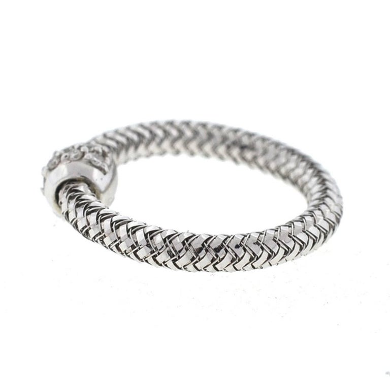 Roberto Coin 18 Karat White Gold Primavera Ring at 1stDibs | roberto ...