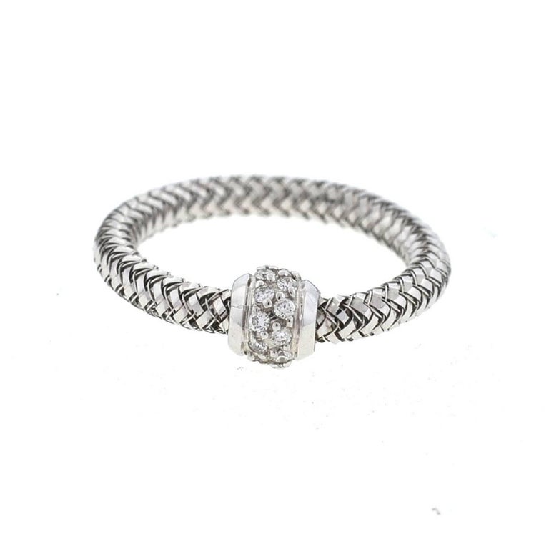 Roberto Coin 18 Karat White Gold Primavera Ring at 1stDibs | roberto ...