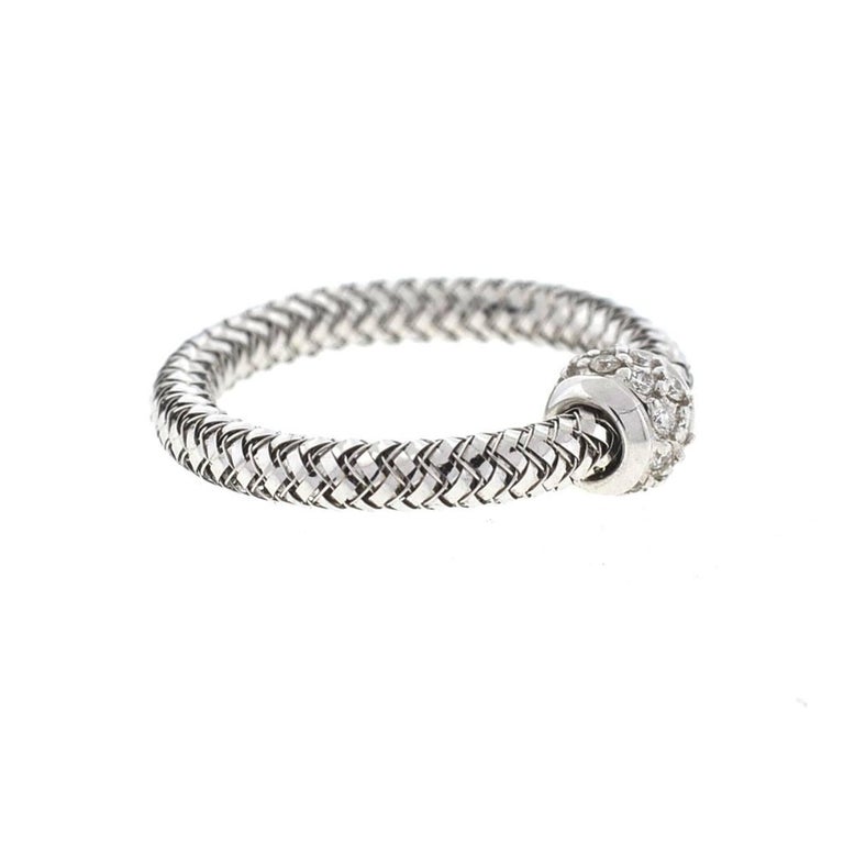 Roberto Coin 18 Karat White Gold Primavera Ring at 1stDibs | roberto ...