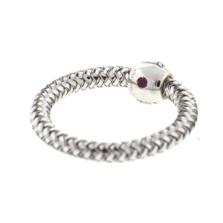 Roberto Coin 18 Karat White Gold Primavera Ring at 1stDibs | roberto ...
