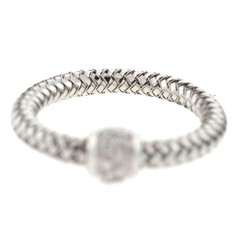 Roberto Coin 18 Karat White Gold Primavera Ring at 1stDibs | roberto ...