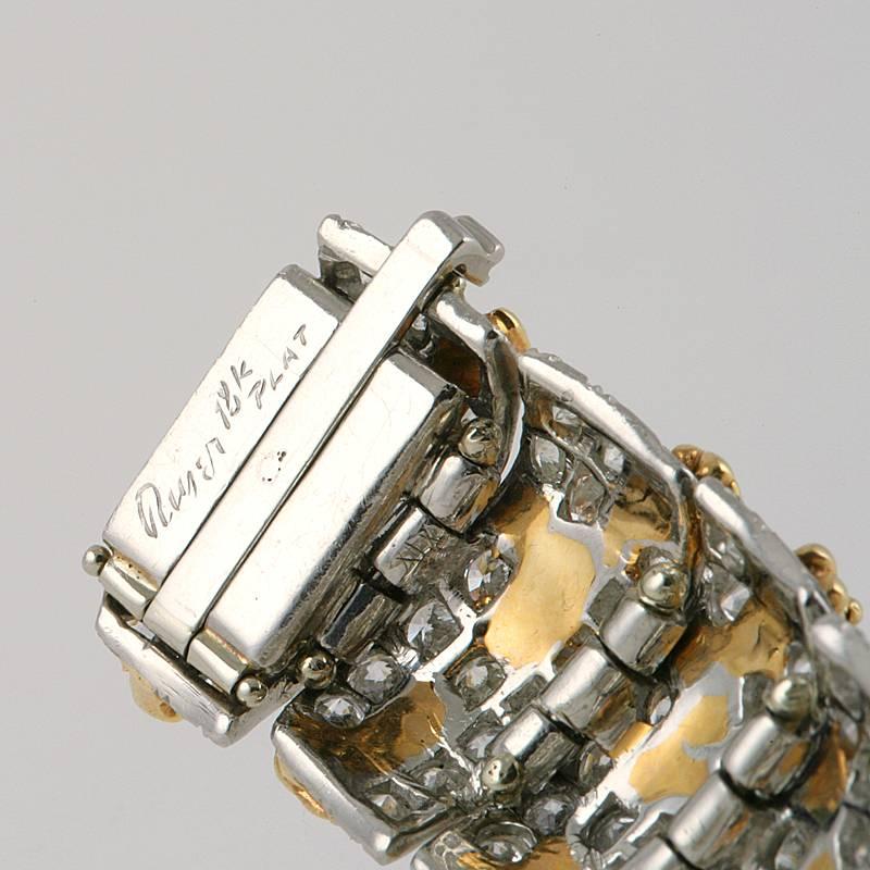 William Ruser Gold and Diamond Bracelet For Sale at 1stDibs | quavo ...