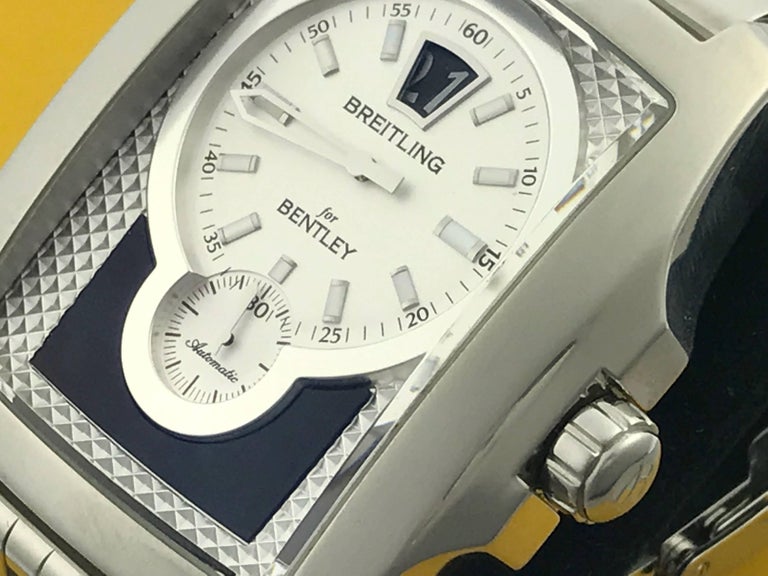 Breitling Stainless Steel Bentley Flying B Jump Hour Automatic ...