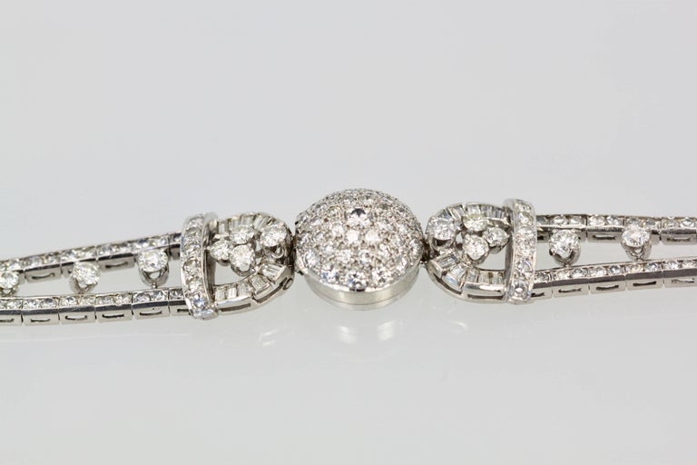 Longines Platinum Diamond Covered Wristwatch at 1stDibs | diamond ...