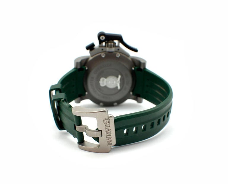 Graham Silver Titanium Chronofighter Commando SAS automatic Wristwatch ...