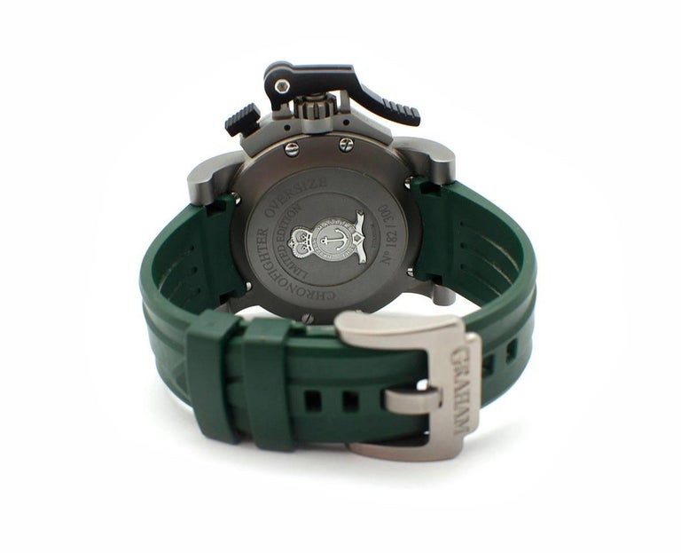 Graham Silver Titanium Chronofighter Commando SAS automatic Wristwatch ...