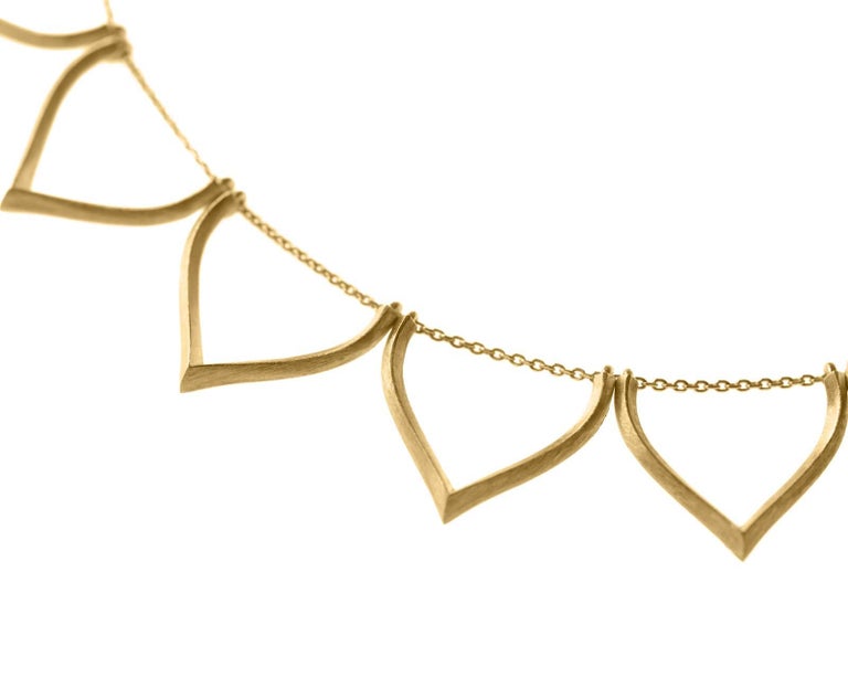 Sterling Silver Gold-Plated Lotus Shaped Motif Greek Chain Necklace For ...