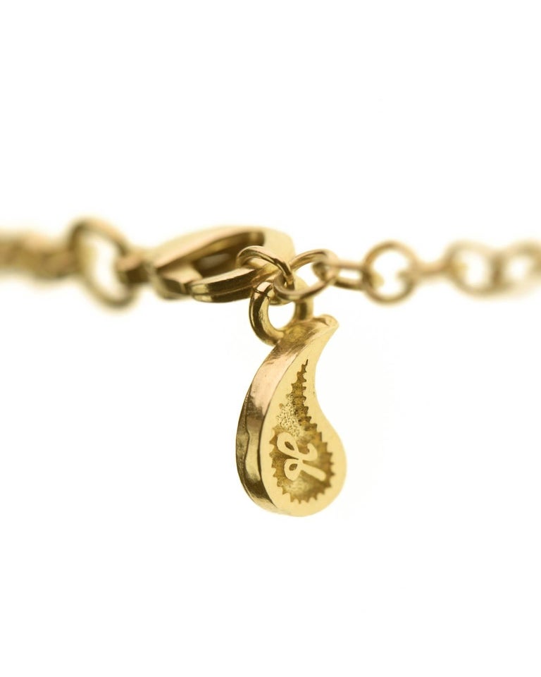 Sterling Silver Gold-Plated Lotus Shaped Motif Greek Chain Necklace For ...