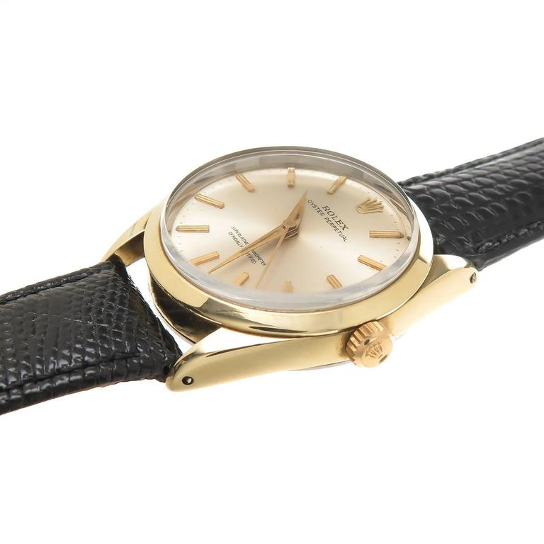 Rolex Yellow Gold Automatic Wristwatch Ref 1024 at 1stDibs | rolex 1024 ...