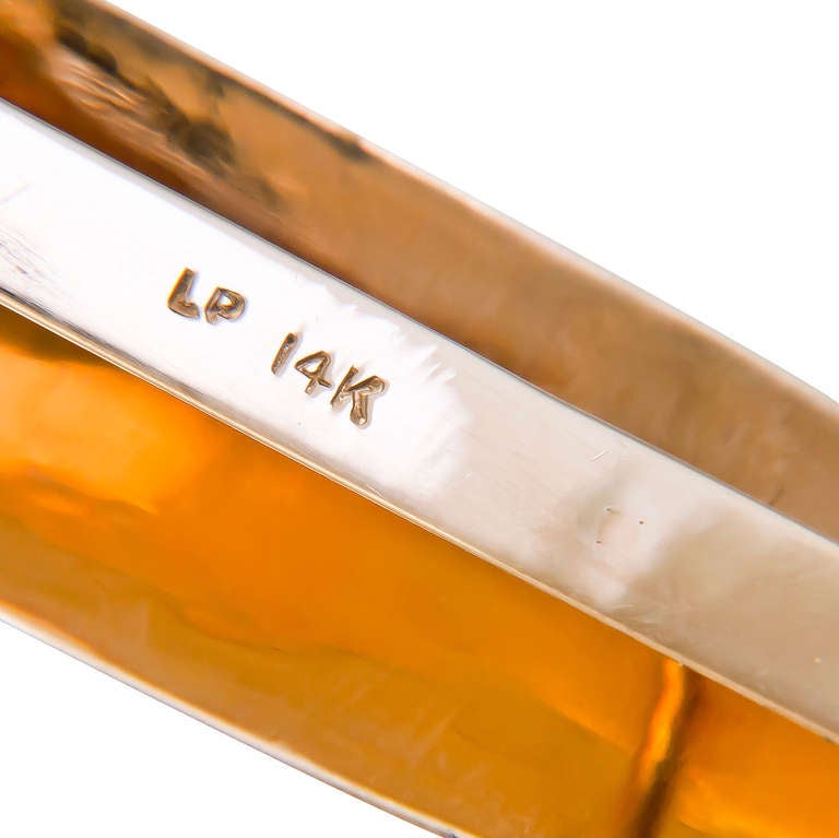 Gold Hair Barrette at 1stDibs | 14k gold hair barrettes, gold barrettes ...