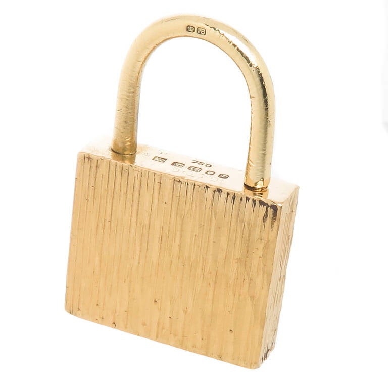 Cartier Large Gold Lock at 1stDibs