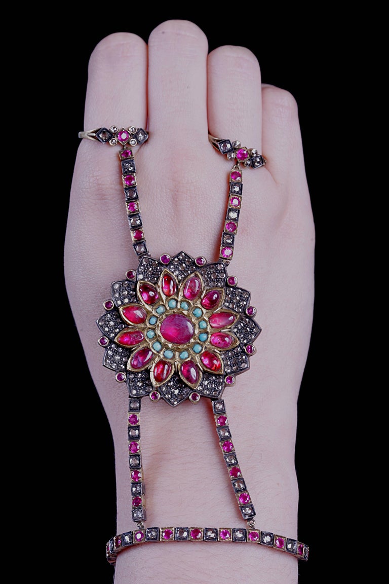 Maharani Gold “Hathphool” or Hand Flower For Sale at 1stDibs | flower ...